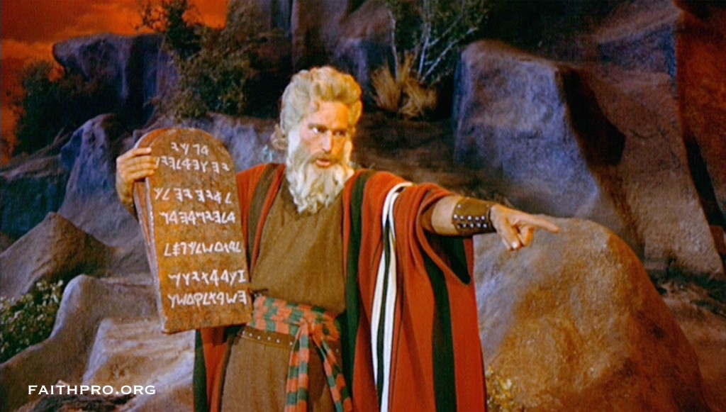 moses-10-commandments-pointing-fp | FaithPro.org